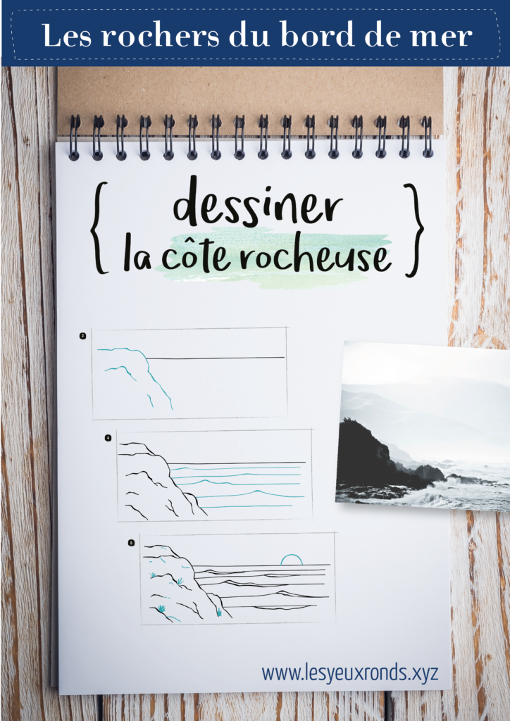 Dessiner la côte rocheuse - HORS-CHAMP | Mélanie CHRISTOL - Graphiste ...